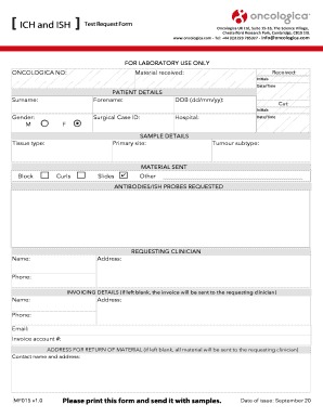 Fillable Online ICH and ISH Fax Email Print - pdfFiller