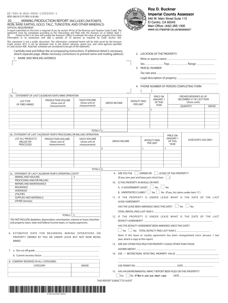 Fillable Online capropeforms EF-560-B-R06-0806-13000050-1 Fax Email ...