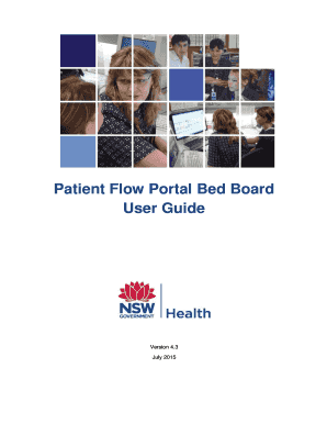 Fillable Online health nsw gov Patient Flow Portal Bed Board Fax Email ...