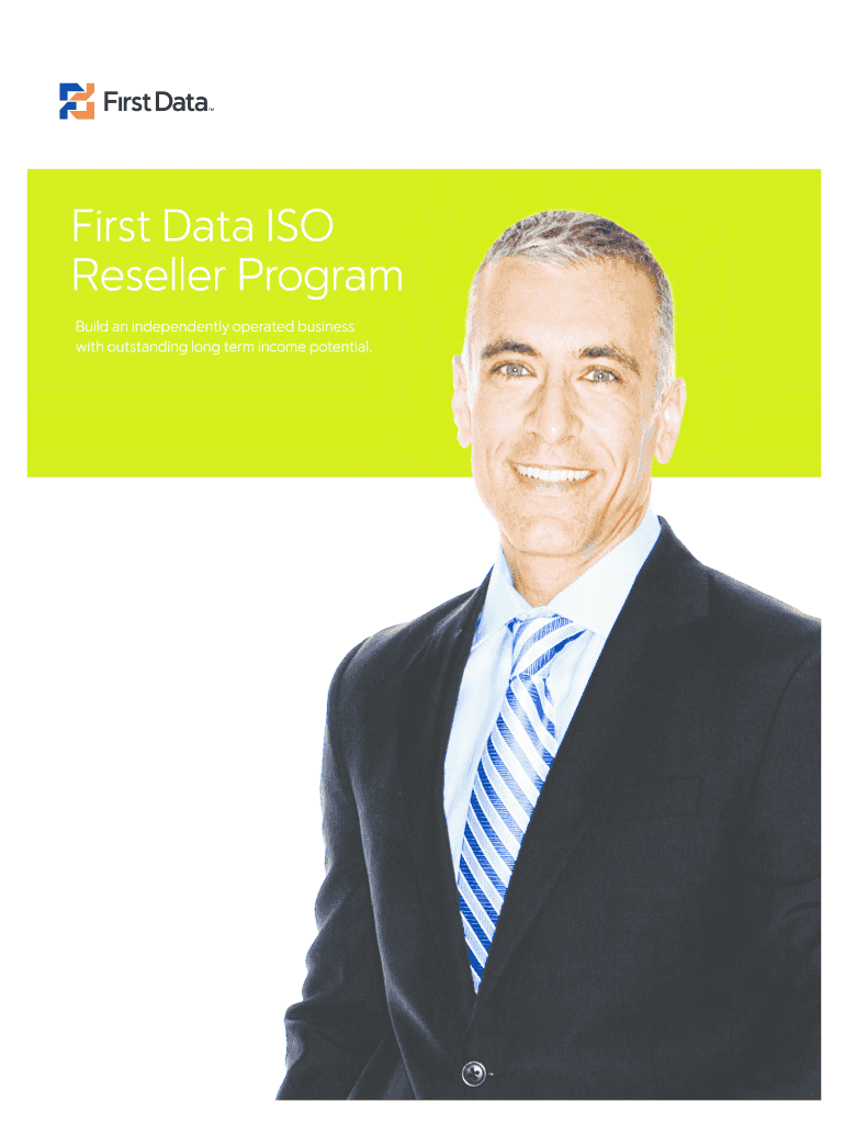 Fillable Online First Data ISO Fax Email Print - pdfFiller