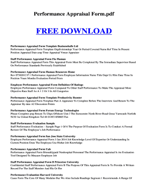 Fillable Online kutukupret 96 PERFORMANCE APPRAISAL FORM PDF. PERFORMANCE APPRAISAL FORM PDF Fax ...
