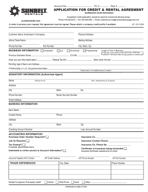 Fillable Online Sunbelt Application with CBG Cover Page Fax Email Print ...