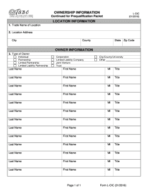 Fillable Online tabc state tx Ownership Information. licensing form Fax ...