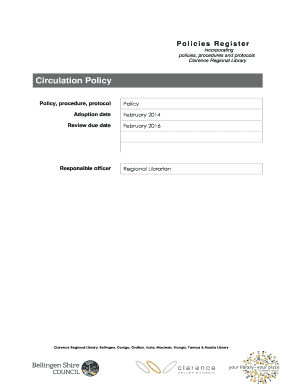 Fillable Online Policies Register Fax Email Print - pdfFiller