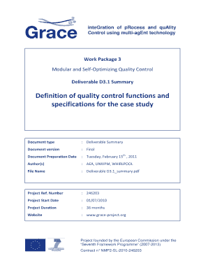 Fillable Online inteGration of pRocess and quAlity Fax Email Print - pdfFiller