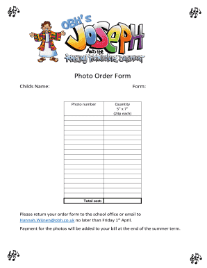 Fillable Online obh co Photo Order Form Download - obh co Fax Email ...