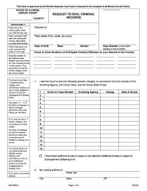 Fillable Online Illinois Statewide Forms - APPROVED - Sealing Criminal ...