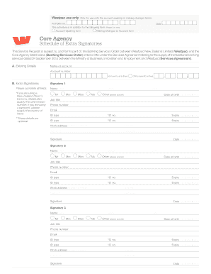 Fillable Online Westpac use only Fax Email Print - pdfFiller