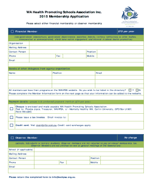 Fillable Online wahpsa org 2015 WAHPSA Membership Form.docx Fax Email ...