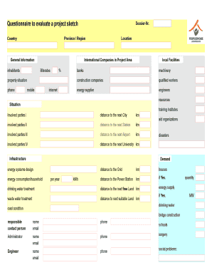 Fillable Online peoples-home Questionnaire to evaluate a project sketch ...