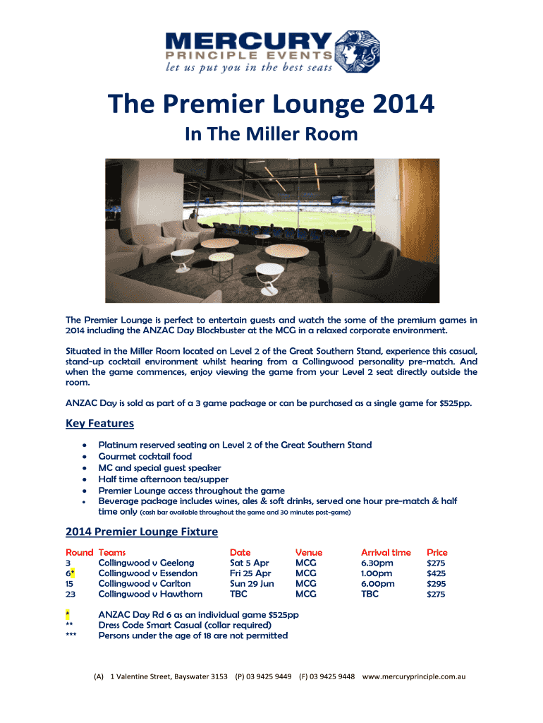 Fillable Online In The Miller Room Fax Email Print - pdfFiller