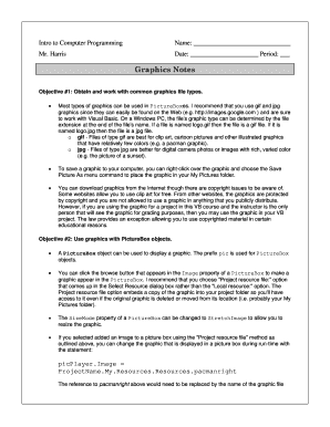 Fillable Online Graphics Notes - math Fax Email Print - pdfFiller