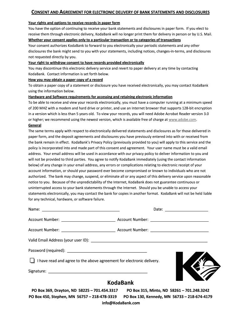 Fillable Online E-Statement form POST MERGERx Fax Email Print - pdfFiller