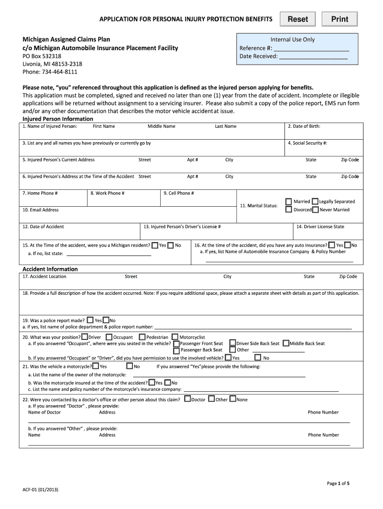 Michigan Pip Opt Out Form Fill Out Sign Online DocHub