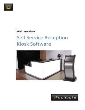 Fillable Online Welcome Kiosk Fax Email Print - pdfFiller