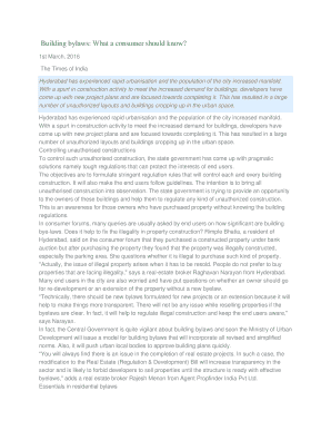 Fillable Online Building bylaws: What a consumer should know Fax Email ...