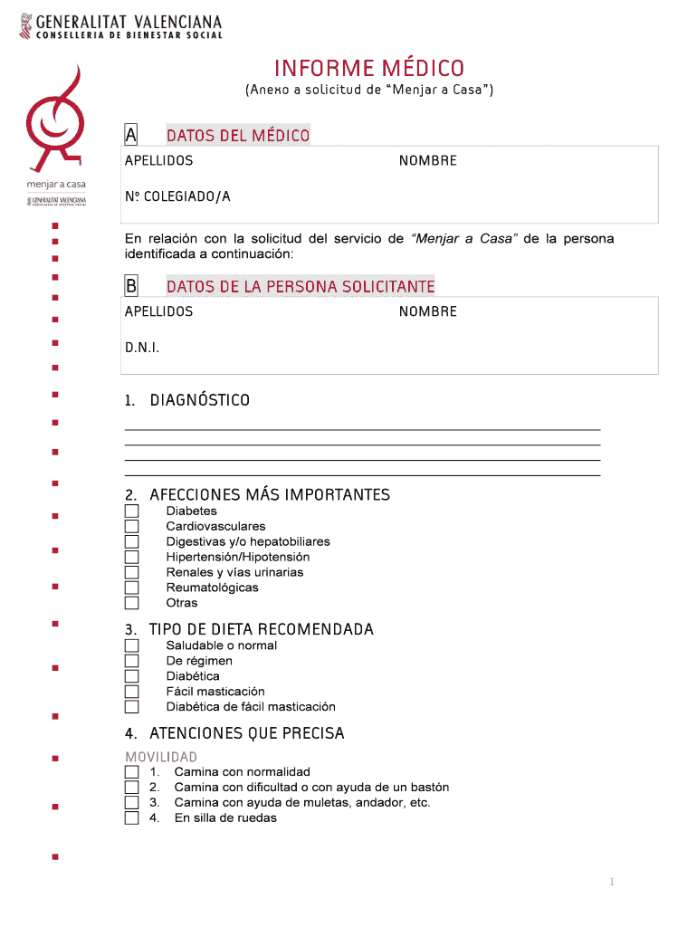 Fillable Online beniarres 03 INFORME MEDICO - beniarres.es Fax Email ...