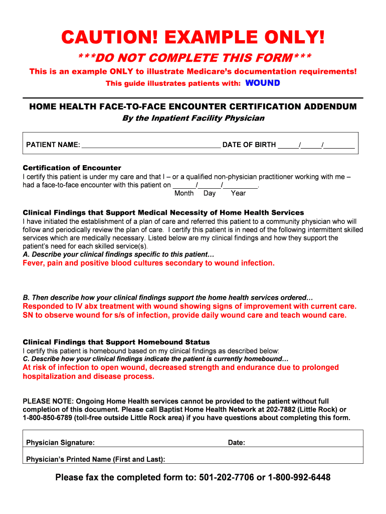Fillable Online F2F Example - Wound IP.doc Fax Email Print - pdfFiller
