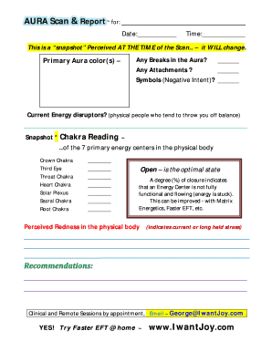 Fillable Online AURA Scan & Report for Fax Email Print - pdfFiller