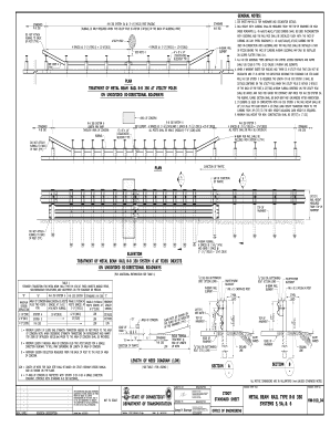Fillable Online PLAN TREATMENT OF METAL BEAM RAIL R-B 350 AT UTILITY ...