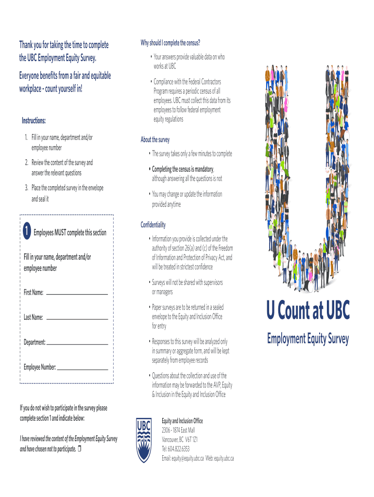 Fillable Online U Count at UBC - equity2.sites.olt.ubc.ca Fax Email ...