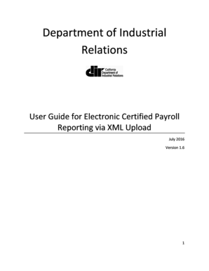 Fillable Online dir ca XML Upload User Guide - dir ca Fax Email Print - pdfFiller