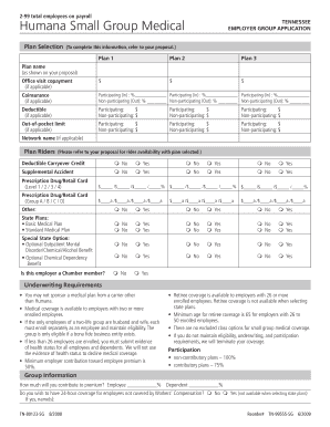 Fillable Online Humana Small Group Medical Fax Email Print - pdfFiller