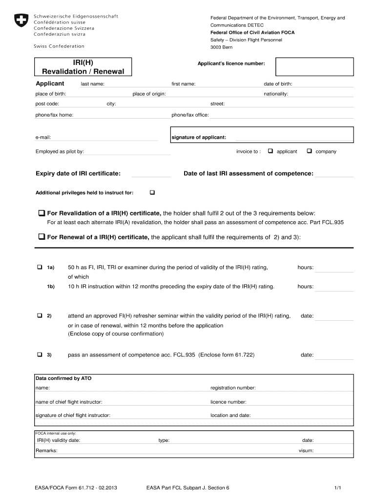 Fillable Online bazl admin Communications DETEC Fax Email Print - pdfFiller