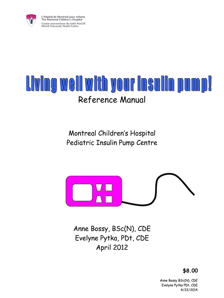 Fillable Online Correction bolus Protocol for Pump Start - thechildren ...