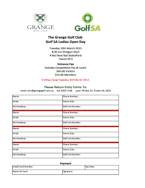 Fillable Online Rego Form.xlsx Fax Email Print - pdfFiller