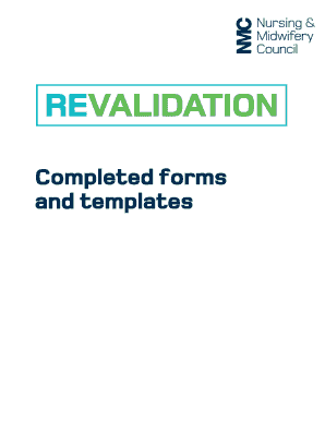 Fillable Online Completed revalidation forms and templates Fax Email ...