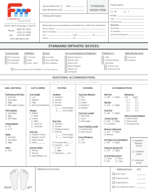 Fillable Online Standard Order Form.ai Fax Email Print - pdfFiller