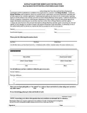 Fillable Online BACKGROUND INVESTIGATION RELEASE FORM.doc Fax Email ...