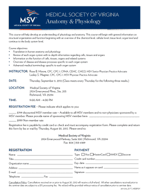 Fillable Online msv Anatomy & Physiology - Medical Society of Virginia ...