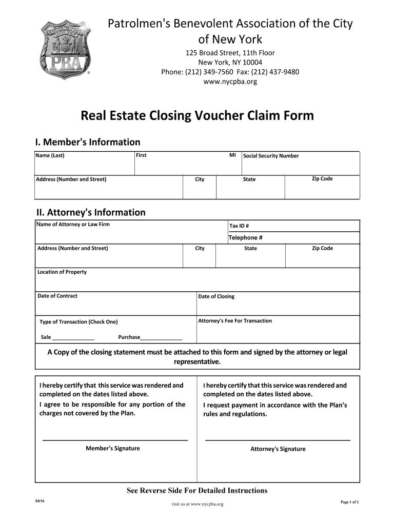 Fillable Online nycpba Real estate form copy. real estate form copy Fax ...