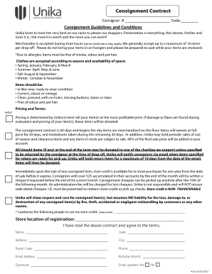 Fillable Online Consignor # Code: Fax Email Print - pdfFiller