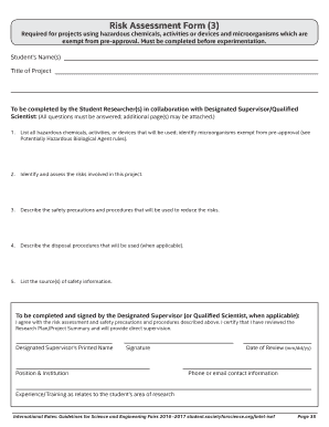 18 Printable construction risk assessment template Forms - Fillable ...