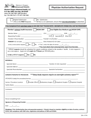 Fillable Online Physician Authorization Request Fax Email Print - pdfFiller