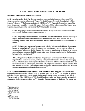 Fillable Online IMPORTING NFA FIREARMS Fax Email Print - pdfFiller