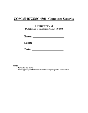 Fillable Online galaxy cs lamar COSC 5345/COSC 4301: Computer Security Homework 4 - galaxy cs ...