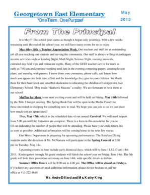 Fillable Online aacps One Team, One Purpose - Anne Arundel County ...