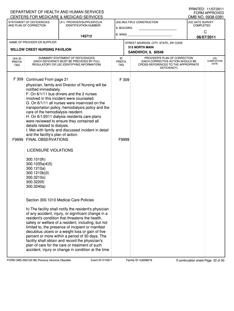 Fillable Online idph state il 515 NORTH MAIN - idph state il Fax Email Print - pdfFiller
