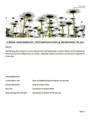 Fillable Online cms cerritos CRISIS ASSESSMENT, INTERVENTION & RESPONSE ...