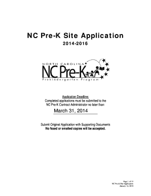 Fillable Online cms k12 nc NC Pre-K Site Application-FINAL CMS.pdf ...