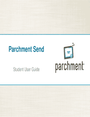 Fillable Online Parchment Exchange: Student Registration Process Fax ...