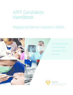 Fillable Online americanmedtech AMT Candidate Fax Email Print - pdfFiller