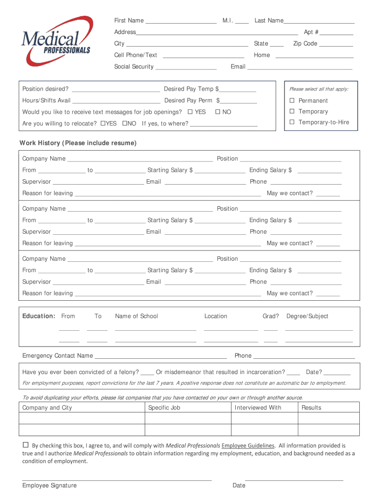 Fillable Online MED Application 2013.doc Fax Email Print - pdfFiller