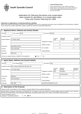 Fillable Online ST089409FUL Application Form 130509.pdf - South Tyneside Council Fax Email Print ...