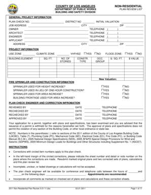 Fillable Online dpw lacounty COUNTY OF LOS ANGELES DEPARTMENT OF PUBLIC ...