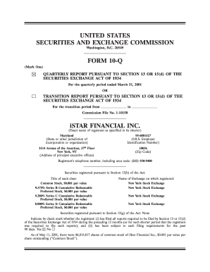 Fillable Online media corporate-ir iSTAR FINANCIAL INC Fax Email Print ...